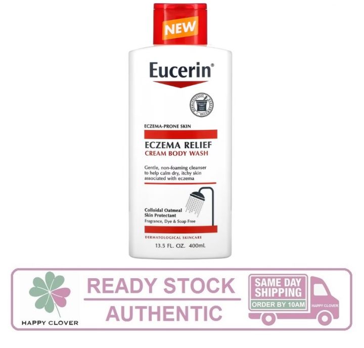 Clearance!!! Eucerin, Eczema Relief, Cream Body Wash (400ml) (Expiry ...