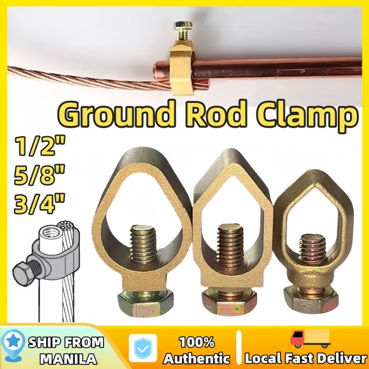 Ground Rod Clamp/Grounding Rod With Clamp - 1/2" - 5/8" - 3/4" | Lazada PH