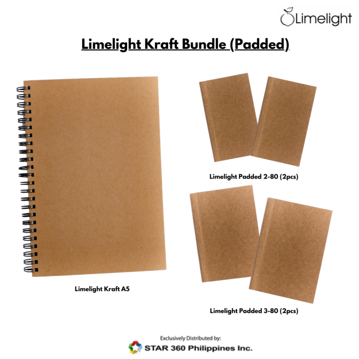 Limelight Kraft Notebooks (Bundle) | Lazada PH