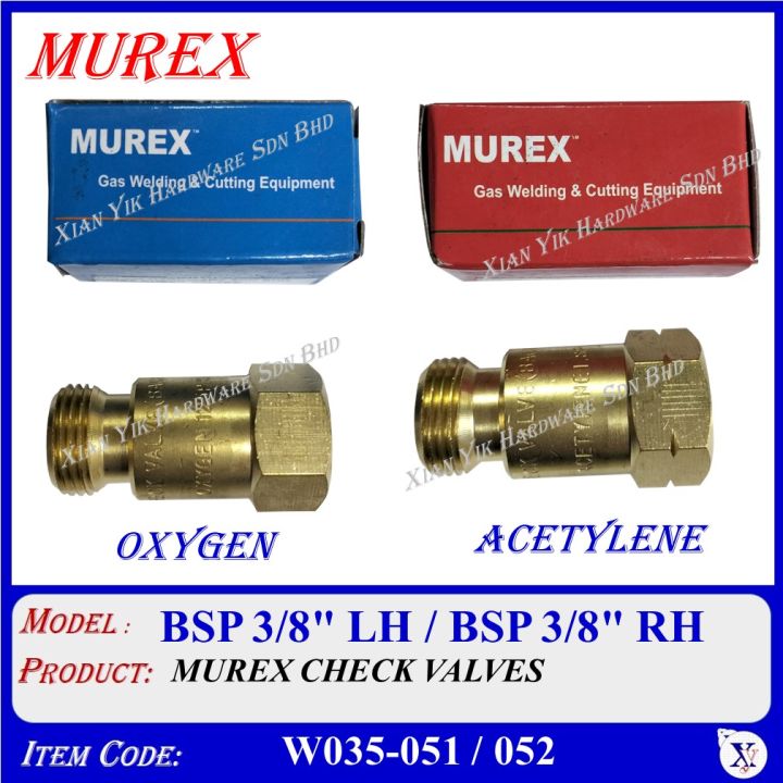 W035-051 / 052 MUREX CHECK VALVES 3VALV3 | Lazada