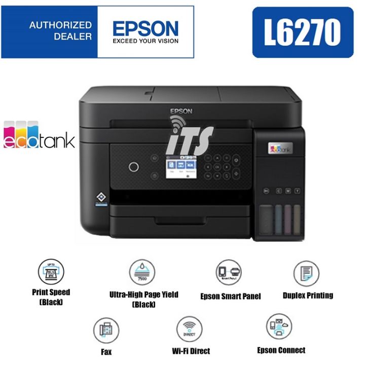 Epson L6270 Wi-Fi Duplex All-in-One Ink Tank Printer with ADF | Lazada