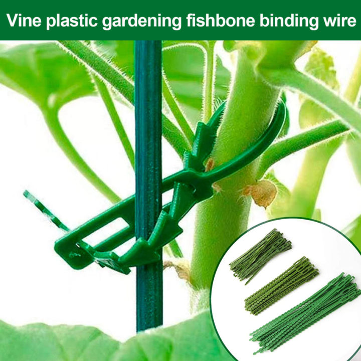 30/50PCS Adjustable Plant Tie Plastic Cable Tie Set Twist Ties for ...