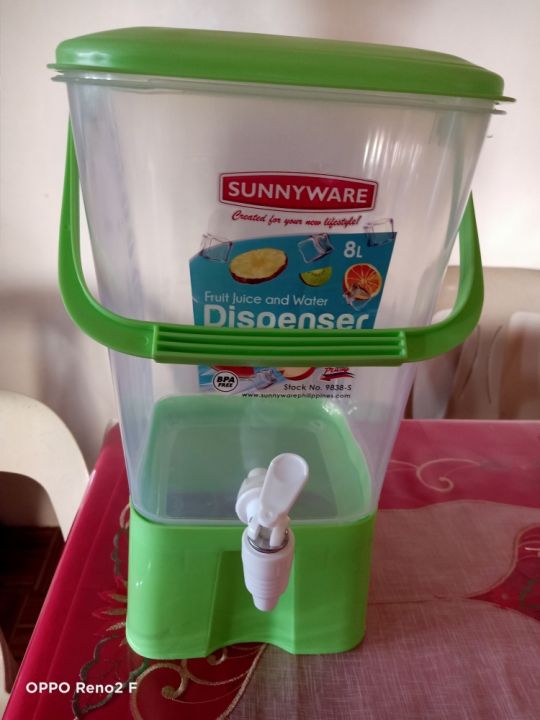 SunnyWare Water Jug Water Dispenser Water storage 8Liters 2 GAllon with ...