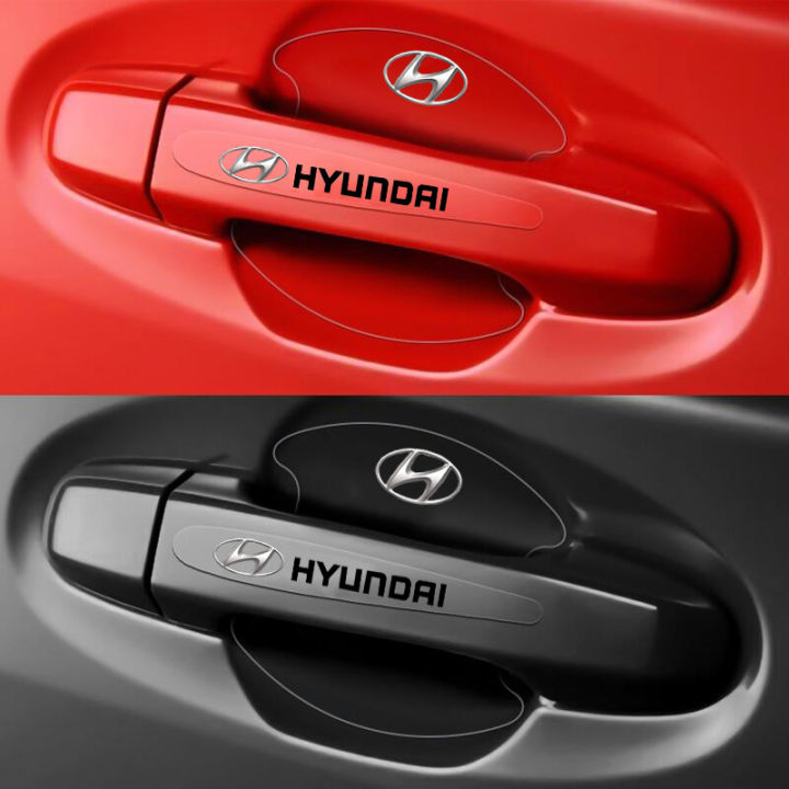 8Pcs car door protection sticker Door bowl protective film Handle anti ...