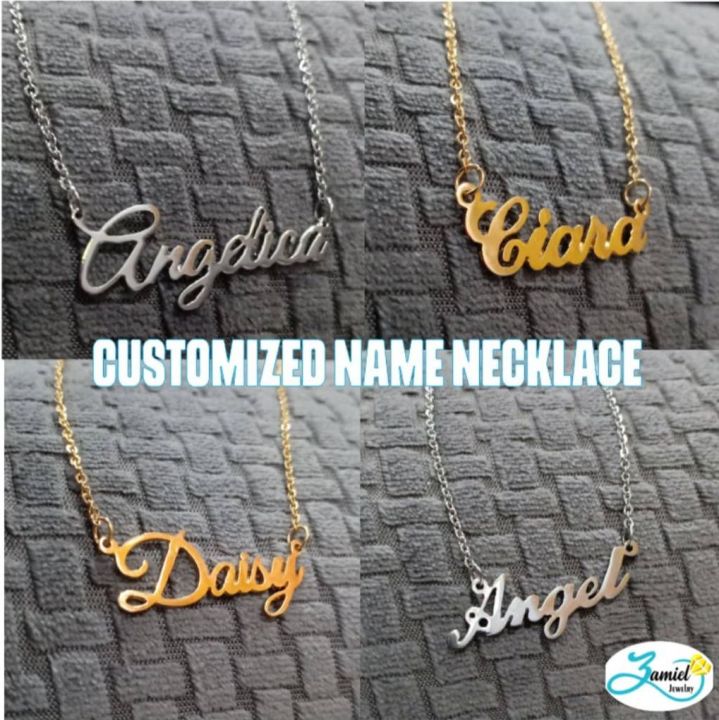 Personalized Name Necklace (Made to order) | Lazada PH