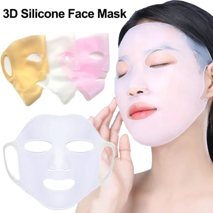 WOOLOVE Reusable Silicone Facial Mask Cover Ear Hanging Anti-aging ...