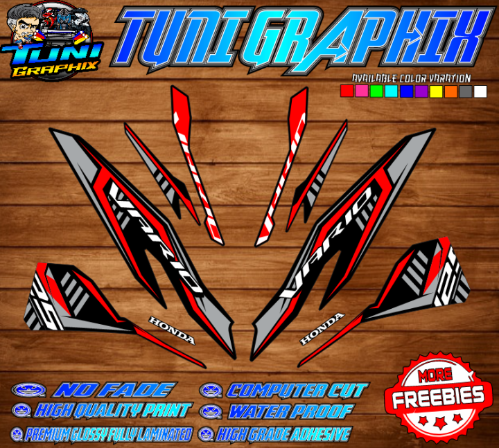 HONDA CLICK 125i NEW VARIO STRIPPING V3 DESIGN DECALS | Lazada PH