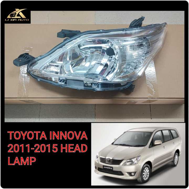 TOYOTA INNOVA 2011-2015 HEAD LAMP HEAD LIGHT ( LAMPU BESAR DEPAN ) | Lazada