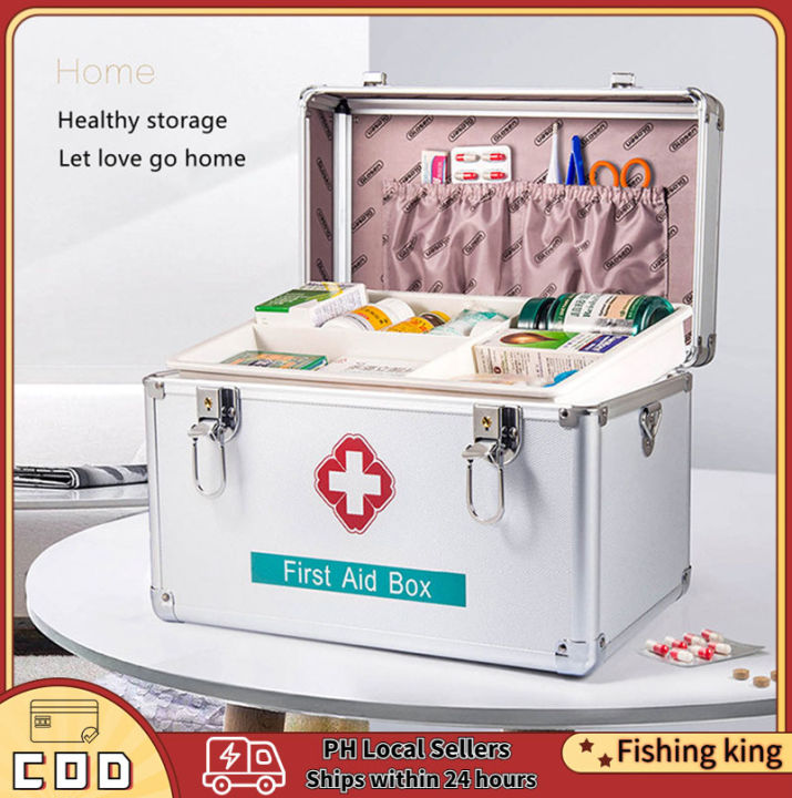 Large Capacity Medicine Box Multi Layer First Aid Kit Emergency ...