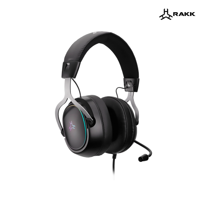 RAKK SONIDO 7.1 Virtual Surround RGB Gaming Headset USB Black ...