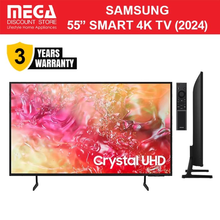 SAMSUNG UA55DU7000KXXS 55" CRYSTAL UHD 4K DU7000 SMART TV | Lazada