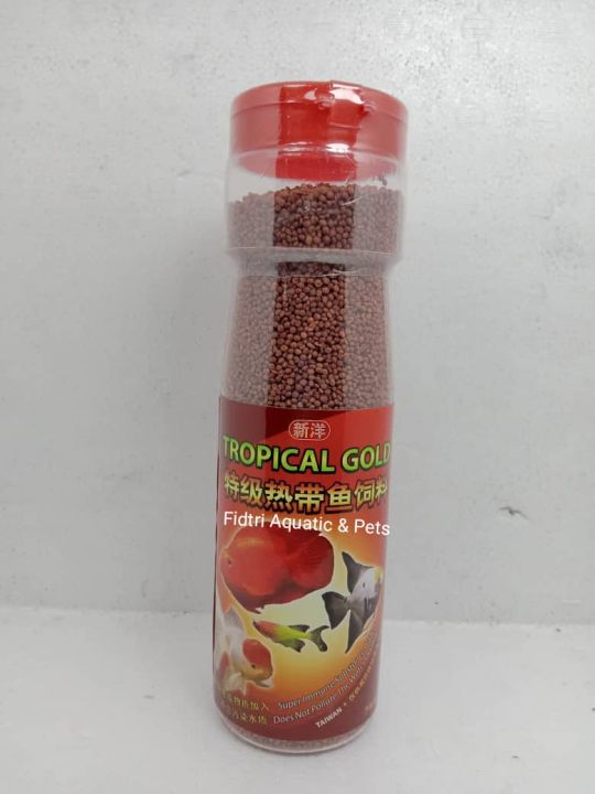 Tropical Gold Pallet Fish Food Ikan Pallet size S 260 gram | Lazada