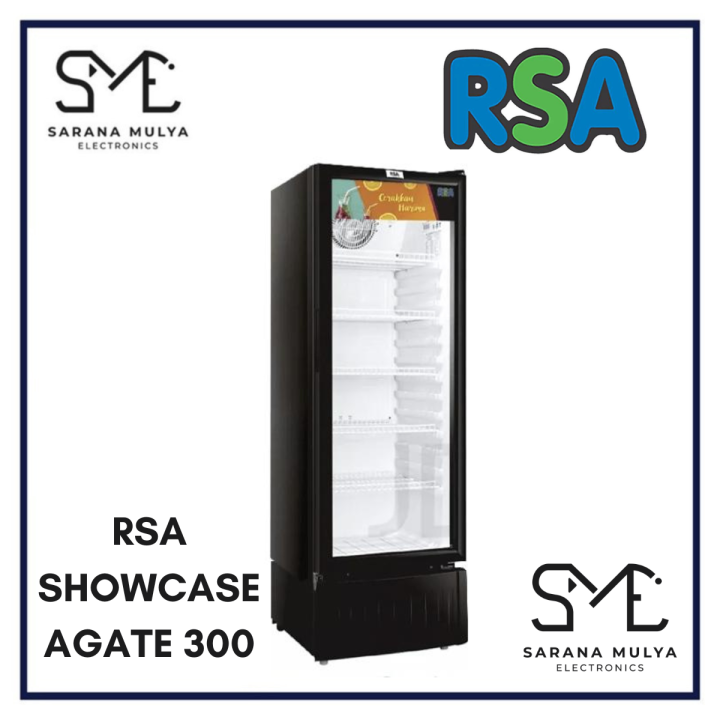 SHOWCASE RSA AGATE 300 - KULKAS MINUMAN RSA 5 RAK AGATE 300 | Lazada ...