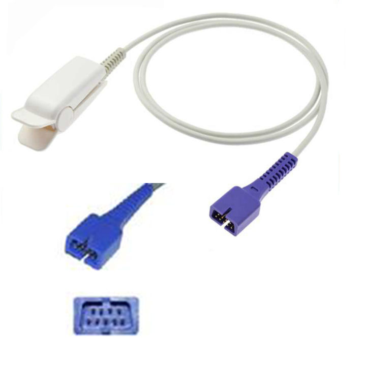 Spo2 Sensor Cable For Pulse Oximeter Monitor Compatible With Nellcor With Oximax Db9 Type Of