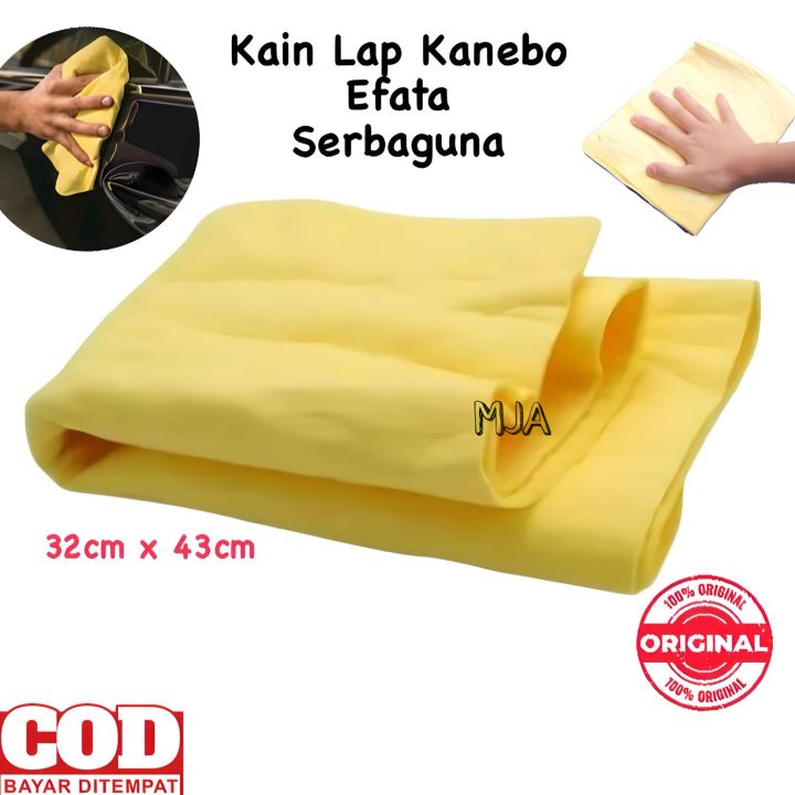( BISA COD ) PROMO Lap Kanebo Serat Lap Plas Chamois Murah / Kain Lap Motor Mobil Meja / Lap ...