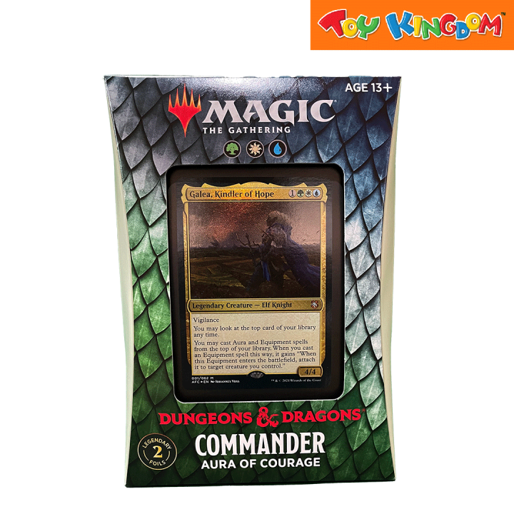 Wizards of the Coast Magic The Gathering: Aura Of Courage Play Cards ...