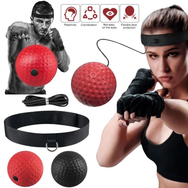 GYMPRO Boxing Reflex Ball Boxing Balls with Headband Punching Speed ...