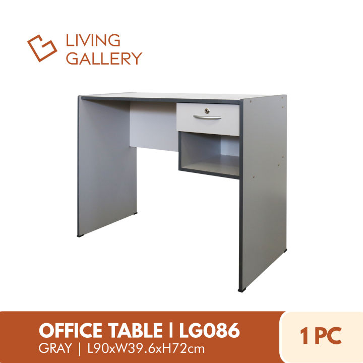 Living Gallery Office Table w/ 1-Side Drawer | L90xW39.6xH72cm | Stylish & Multi-Functional ...