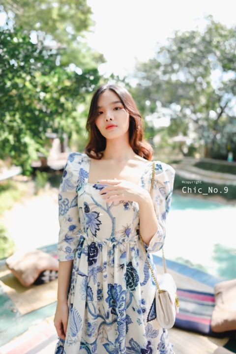 MyWay Brand - Elle Wonder เดรสลายดอก เดรสออกงานสวยๆ | Lazada.co.th