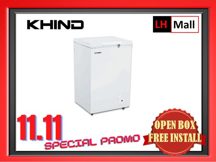 SELES!! FZ99 Khind Chest Freezer 99L with Adjustable Thermostat | Lazada
