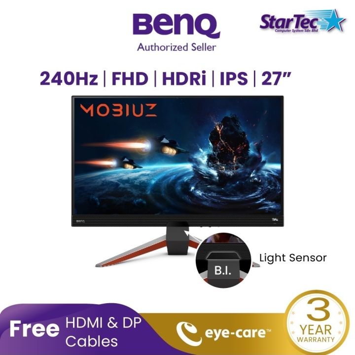 [New] BenQ MOBIUZ EX270M Gaming Monitor（1ms/27"/IPS/240Hz/treVolo/sRGB ...