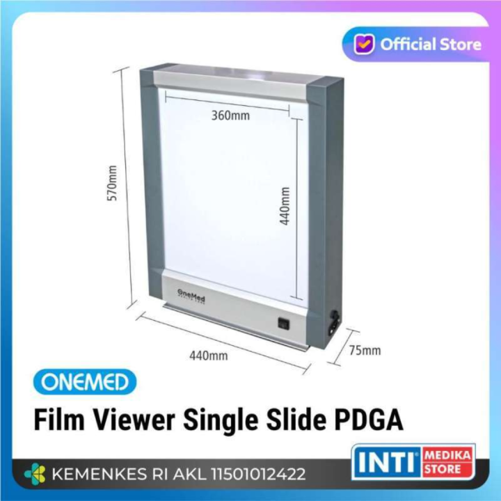 ONEMED - Film Viewer Single Superthin X Ray | Lampu Baca Rontgen ...