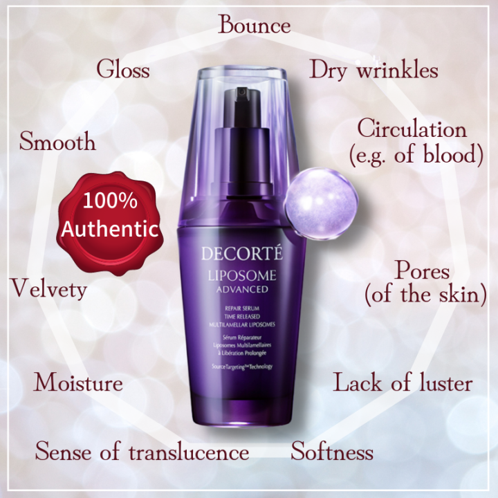 COSME DECORTE Liposome Advanced Repair Serum 30ml,50ml,75ml Beauty skin capsules dissolve into ...