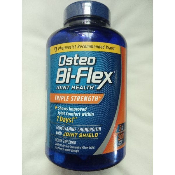 Osteo Bi-Flex Joint Health Triple Strength 200 tablets (2026 expiration ...