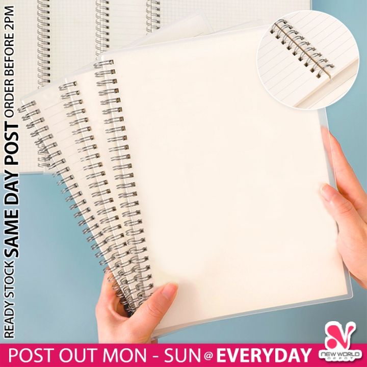 𝗟𝗔𝗬-𝗙𝗟𝗔𝗧 𝗗𝗘𝗦𝗜𝗚𝗡 》Matte Cover Spiral Coil Notebook Journal Note Book ...