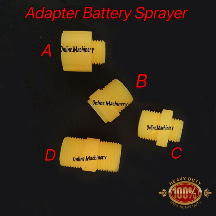 Battery Sprayer Connector Adapter Bush Penyambung Paip Pipe Mesin Pam ...