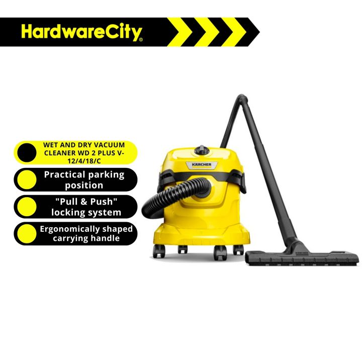 Karcher WET & DRY Vacuum WD2 PLUS V-12/4/18/C | Lazada Singapore