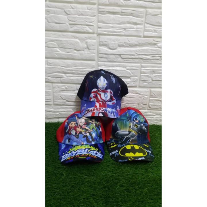 Ultraman Beyblade Batman Boy Kid Cap | Lazada
