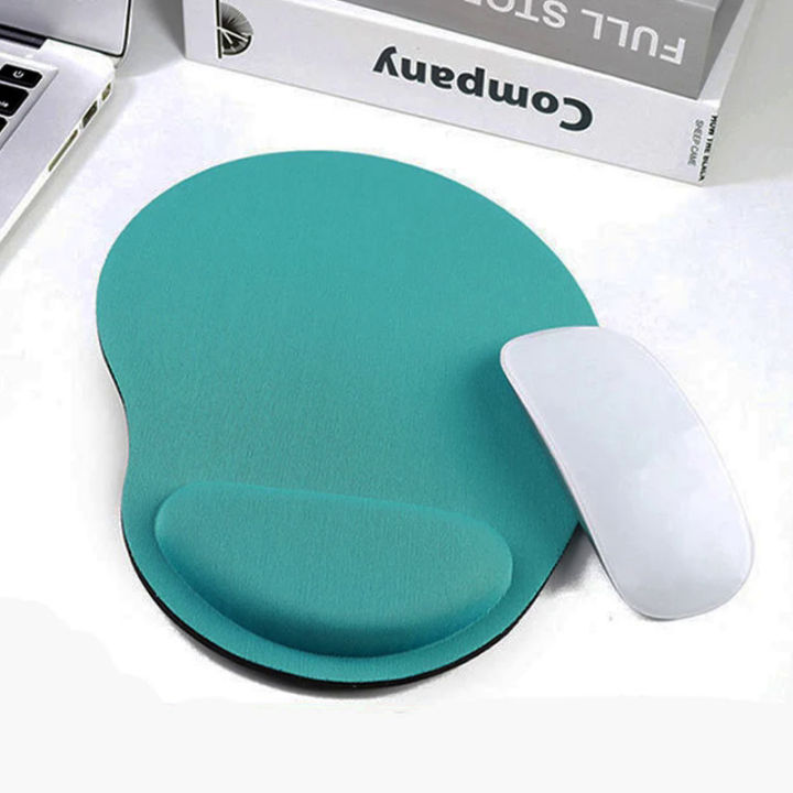 EVA Mouse Pad with Wrist Support Anti Slip Memory Foam Hand Rest Solid ...