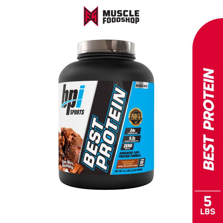 BPI SPORTS Whey Protein Best Protein เวย์โปร์ตีน 5 LBS. เพิ่มกล้ามเนื้อ ...