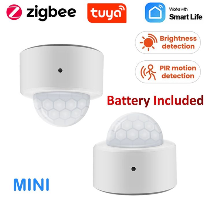 E Life Smart Store Tuya 2 In 1 Zigbee Mini Pir Motion Detector Bright