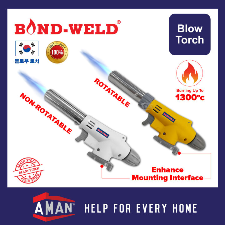 BOND WELD Blow Torch Gas Torch Gun Butane Burner Flaming Thrower ...