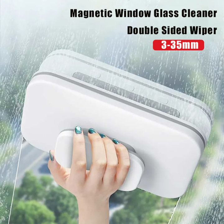 3-35mm Magnetic Window Cleaner Double Side Window Wiper Glass Cleaner ...