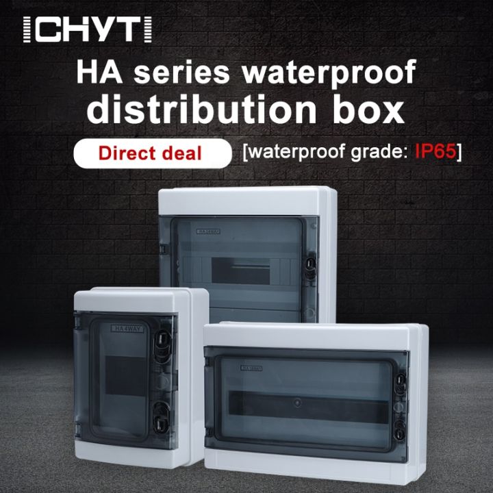 HA Series 4/8/12/18/24 Way IP65 Plastic Electrical Distribution Box ...