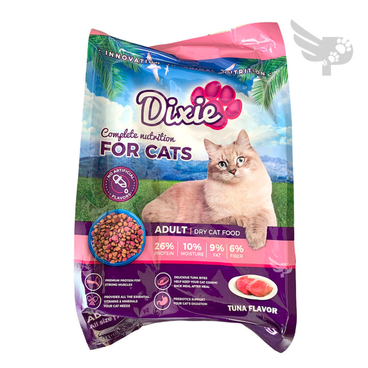 Dixie 1kg Pack - Tuna Flavor - All breed cats - Adult 1-7years - Dry Cat Food | Lazada PH