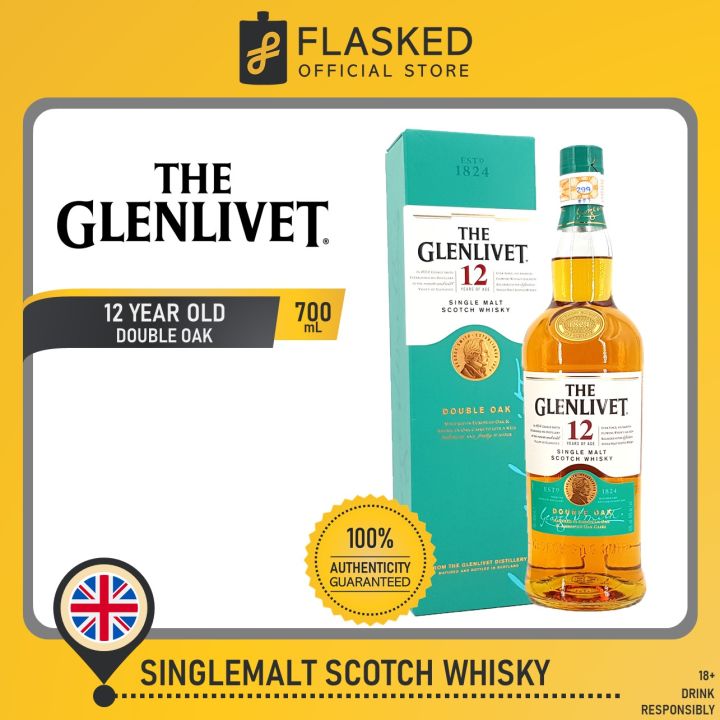 The Glenlivet 12 Year Old Double Oak 700mL | Lazada PH