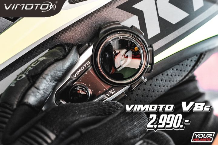บลูทูธติดหมวกกันน็อค VIMOTO รุ่น V8S เครื่องศูนย์แท้ เวอชั่น ภาษาอังกฤษ (Ver.ENGLISH) | Lazada.co.th