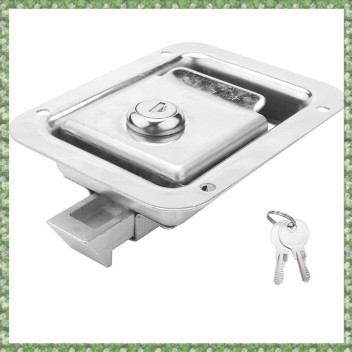 (BGSJ) 10X Paddle Latch with Lock & Key Travel Trailer Lock Stainless ...