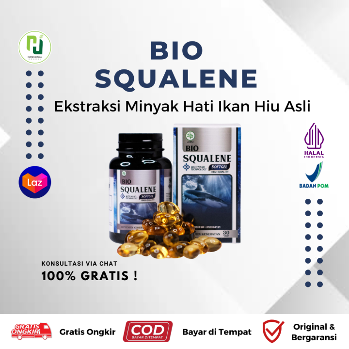 Bio Squalene, Bio Squalene Asli & Original, Bio Squalene Suplemen Isi ...