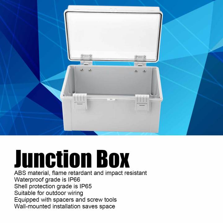 Waterproof Junction Enclosure Transparent Junction Box Junction Box for Distribution Box for ...