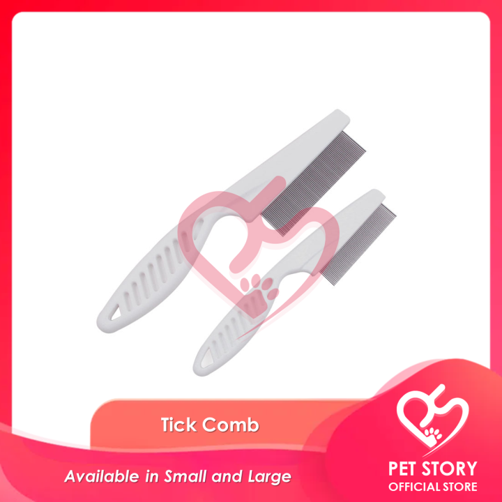 Tick Comb 14X3cm Small, 18x4cm Large [PET STORY] [PET STORY] | Lazada PH