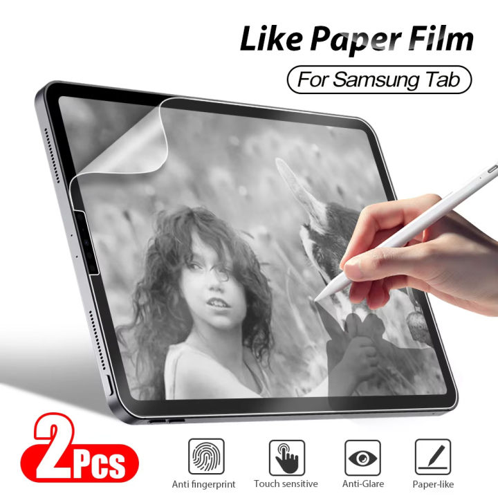 ฟิล์มกระดาษ ฟิล์มกันรอย Paperlike film For Samsung Galaxy Tab S7 S8 S9 ...