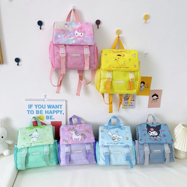 TOYSSAFARI Children Korean Style Backpack School Bag Hello Kitty ...