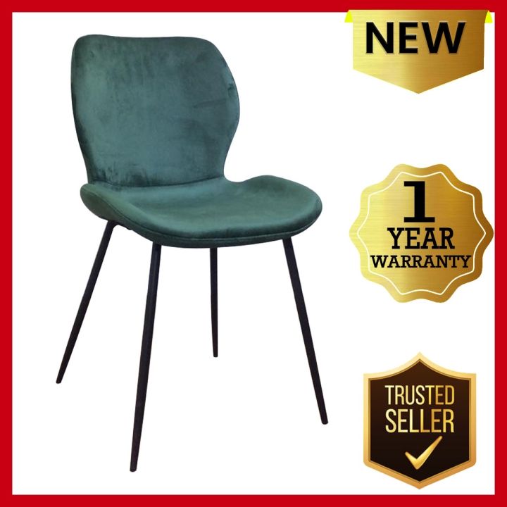 Layla Velvet Seat Steel Dining Chair | Lazada PH