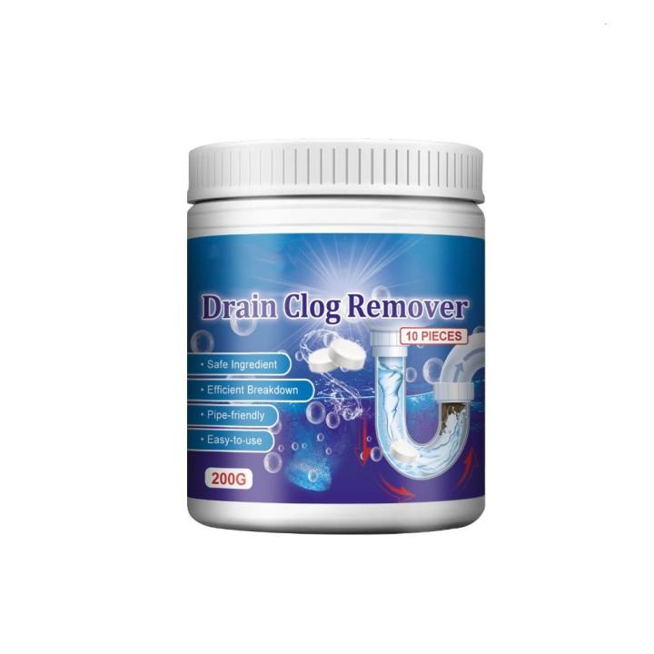 Professional Drain Cleaning Tablets Drain Clog Remover for Clear Pipes ...