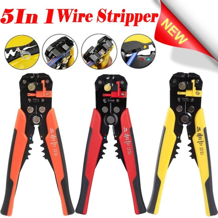 Kabel Otomatis Stripper Crimper Pliers Hand Stripping Crimping Tool ...